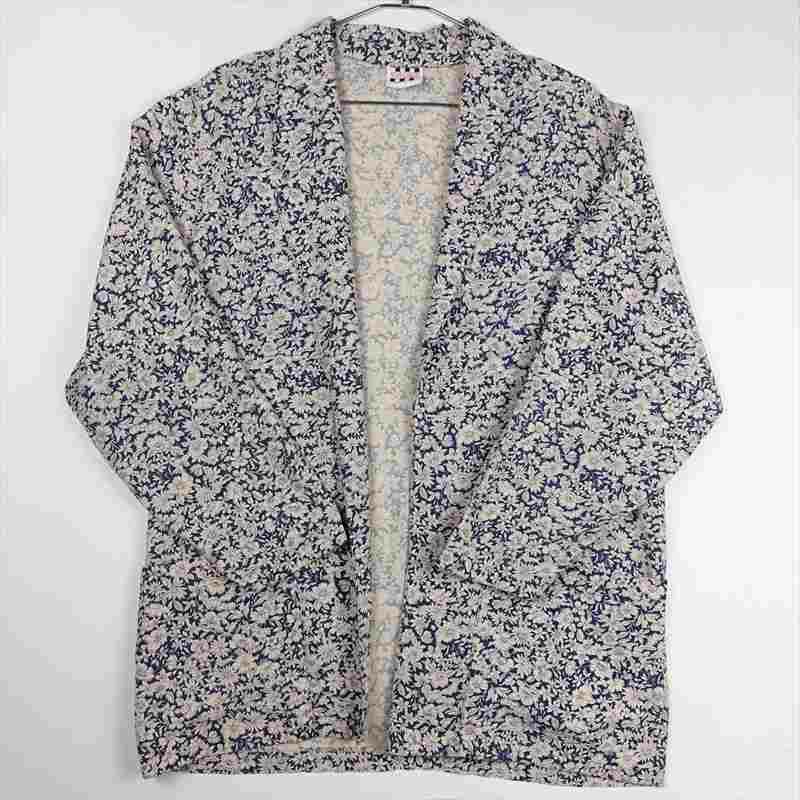 古着 SYNARI 総柄 前開き テーラードジャケット | Flamingo Online 古着屋フラミンゴ オンラインショップ
